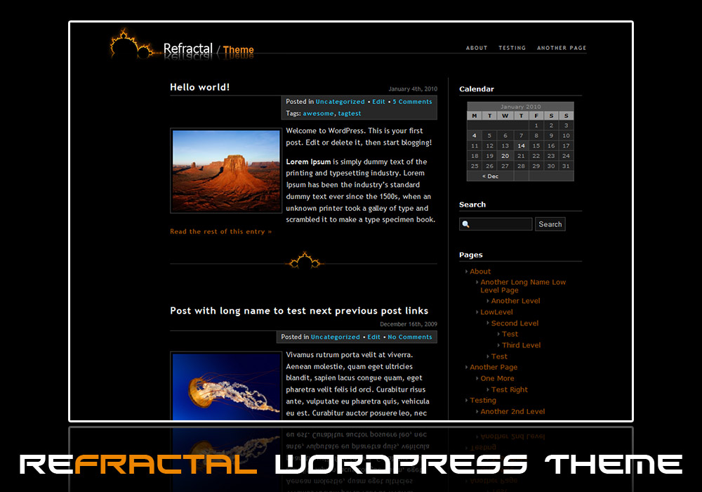 Refractal WordPress Photoblog Theme | Bits and pieces of my digital life
